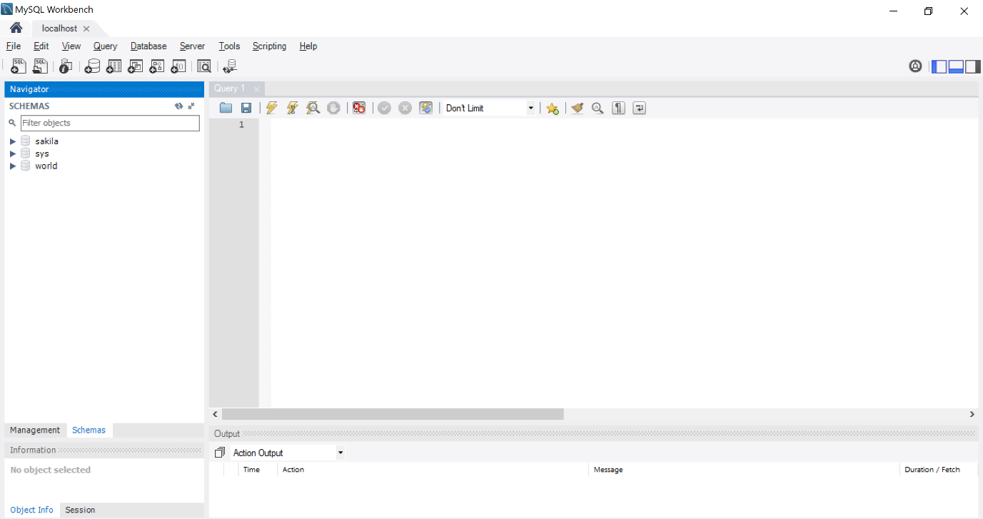 My SQL Installation